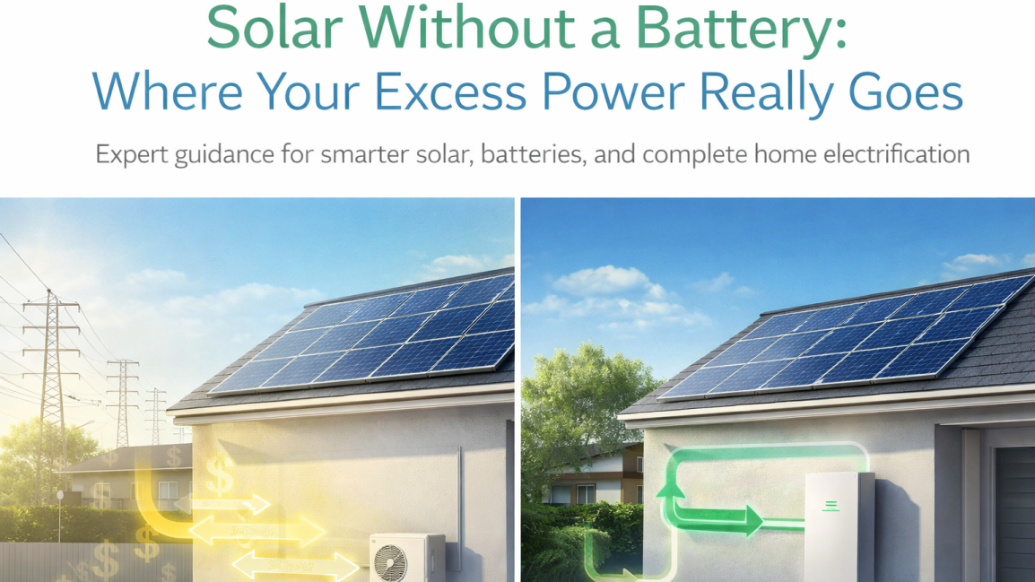 Solar Without a Battery: Where Your Excess Power Goes | Victoria